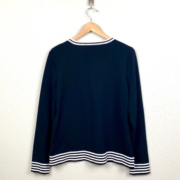 Debbie Morgan | Sweaters | Debbie Morgan Black And White Stripe ...